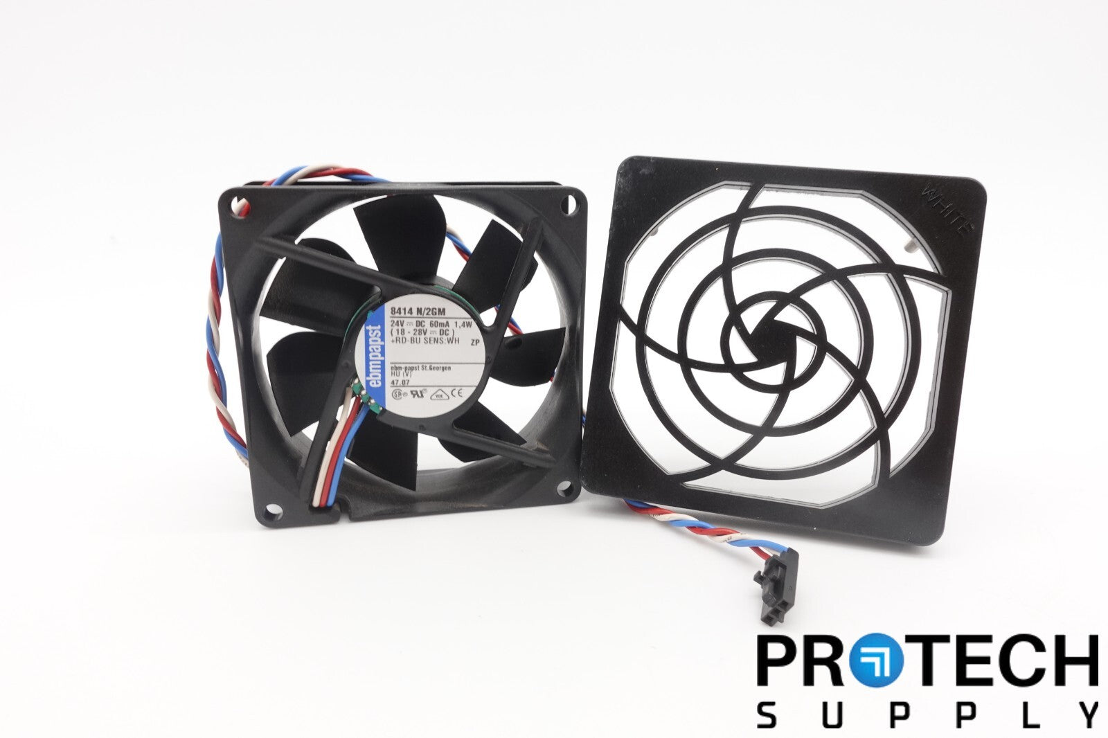 ebm-papst 8414N/2GM DC Tubeaxial Fan 80mm + Fan Guard with WARRANTY ...