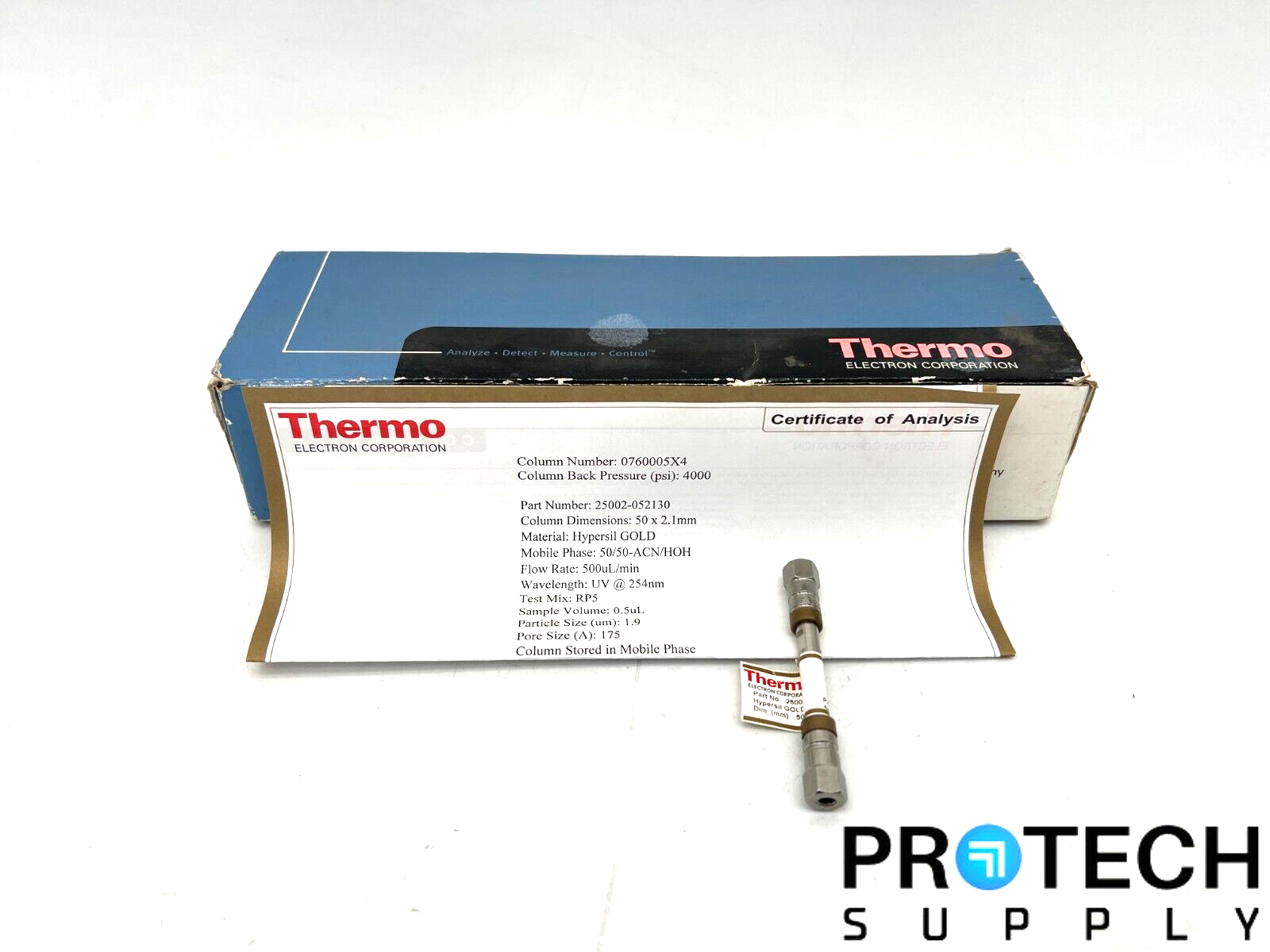 Thermo Hypersil Gold Column 50 x 2.1mm 25002-052130 with WARRANTY ...