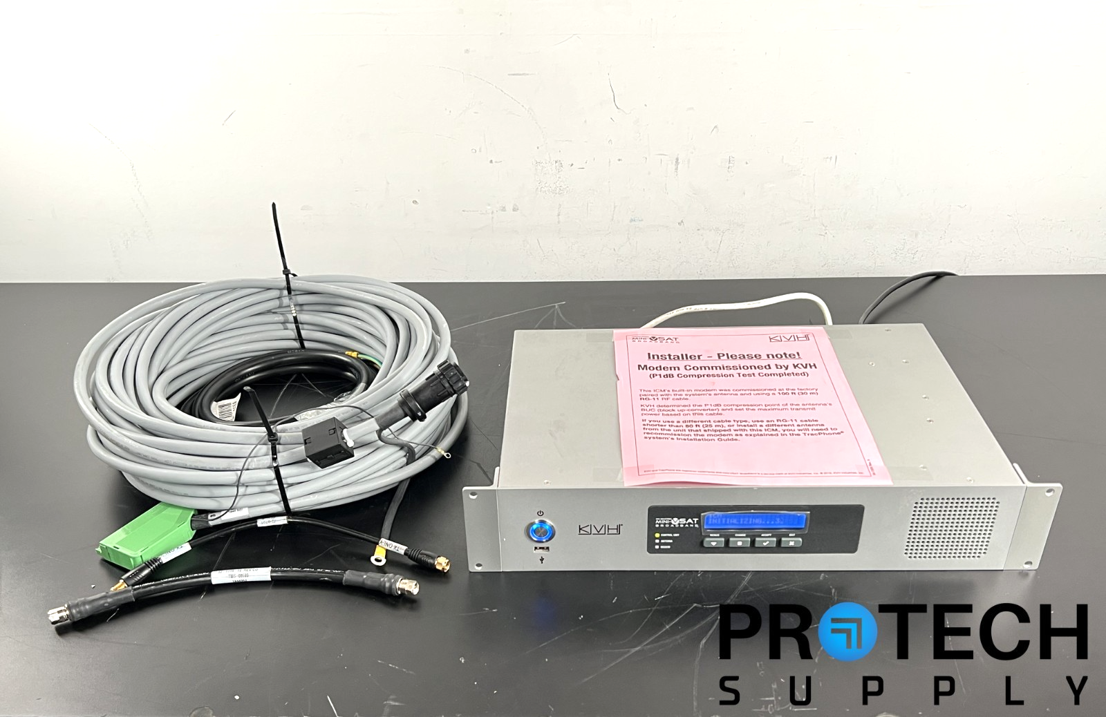 KVH Industries Mini-VSAT Broadband 02-2203-01 TracPhone Control Unit ...