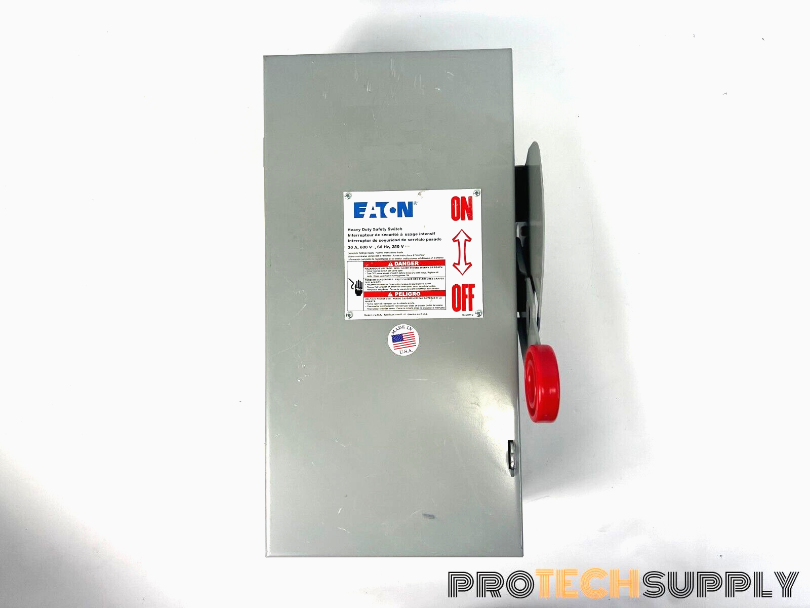 Eaton DH361FGK 3 Pole Heavy Duty Safety Switch with Edison ECSR15 with ...