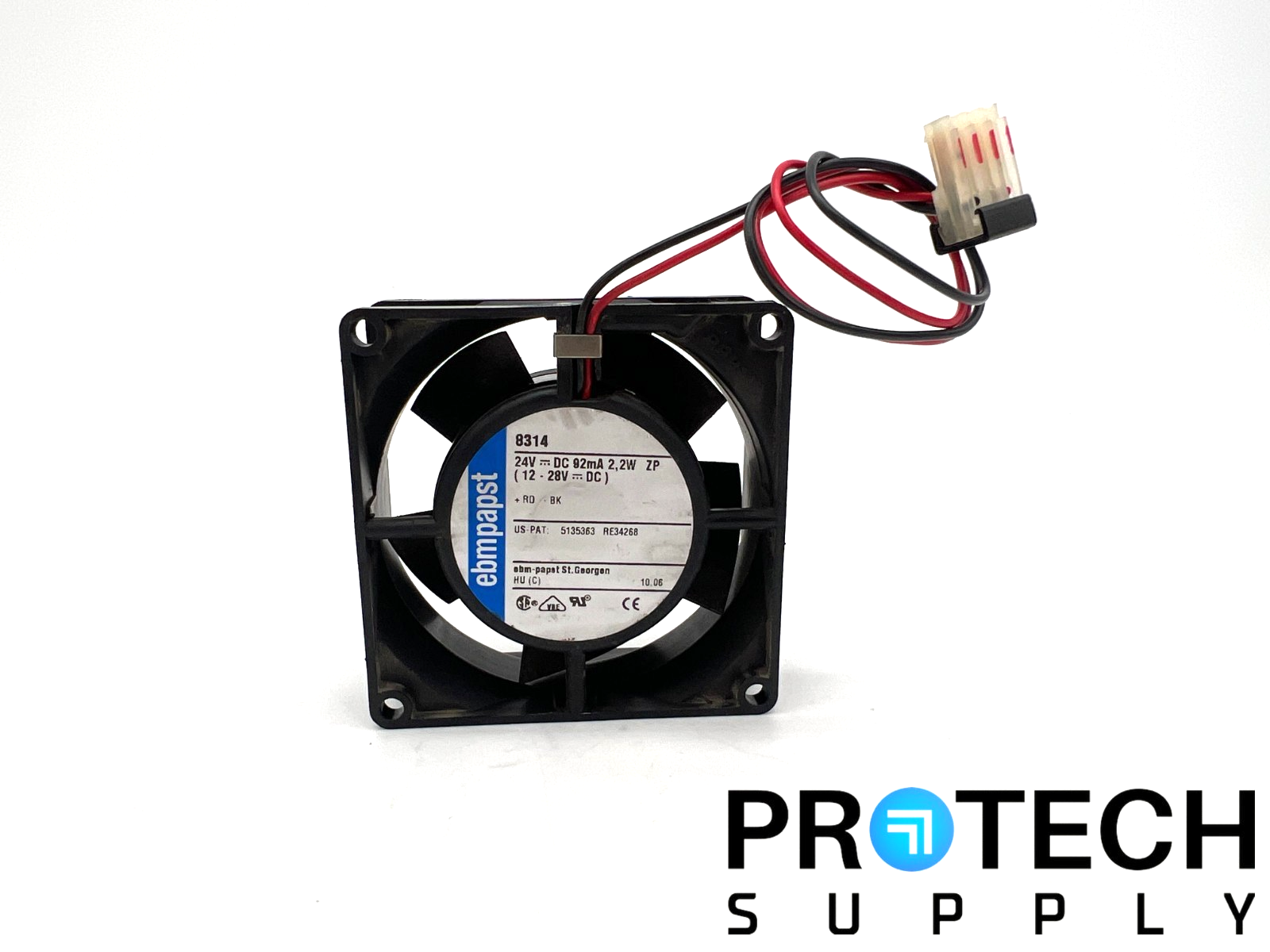 Ebmpapst 8314 DC Axial Fan 80 × 80 × 32 mm with WARRANTY – Protech Supply