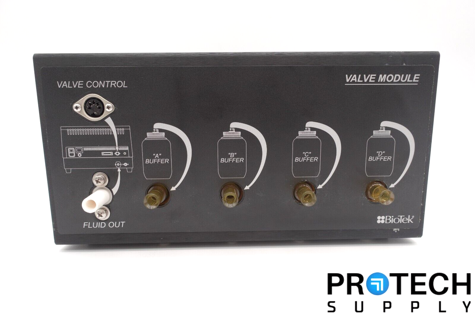 Bio-Tek Instruments Valve Module Valve Control 4-Port Buffer with WARR ...