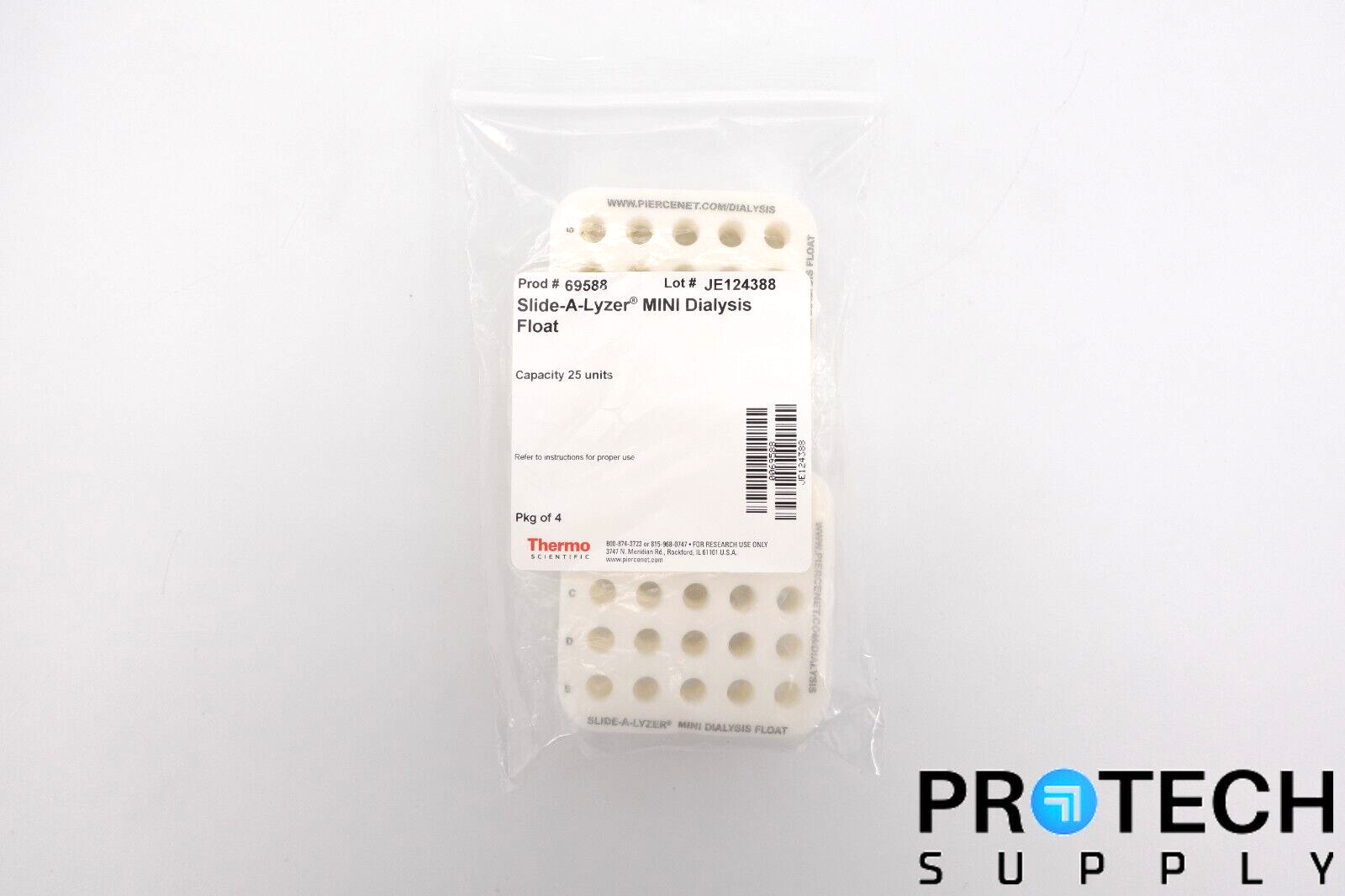 (Pack of 4) Thermo Scientific 69588 Slide-A-Lyzer Mini Dialysis with W ...